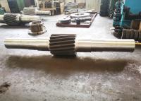 China 3000mm Right Hand Helical Spline Transmission Gear Shaft 14 Module 22 Teeth Gear Grinding for sale
