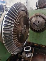 China 40CrNiMoA Alloy Steel 12.5 Module 56T Straight Conical Gear with Carburizing Heat Treatment for Cone Crushers for sale
