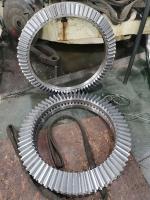 China 40CrNiMoA Alloy Steel Straight Bevel Gear Module 12 with 26/60 Teeth for Mining Cone Crushers for sale