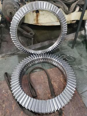 China 40CrNiMoA Alloy Steel Straight Bevel Gear Module 12 with 26/60 Teeth for Mining Cone Crushers for sale