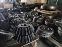 China Forging Steel Straight Bevel Gear for Cone Crusher 14.5 Module 26/60 Teeth ISO 8-9 Grade for sale