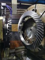 China SAE 4320 Steel Spiral Bevel Gear 20 Module 53T Gleason Type High Precision Transmission Gear Milling for sale