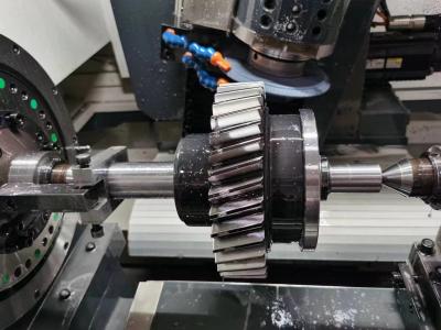China Steel Grinding Single Helical Gear High Speed Train Transmission 17CrNiMo6 ISO 6 Grade Module 7 for sale