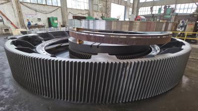 China Four-Segment Large Ring Gear Wheel 450mm 260HB for Mining Industry with 25 Module and 132 Teeth for sale