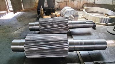 China Forging Steel Pinion Helical Gear Grinding Input Shaft 17CrNiMo6 62 HRC for sale