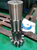 China CNC Machined Transmission Gear Shaft ±0.01mm Tolerance Quenching Steel for Automotive for sale