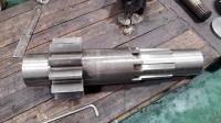 China CNC Machined Steel Transmission Gear Shaft ±0.01mm Tolerance Quenching Heat Treatment for sale