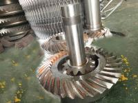 China 20 Teeth Spiral Bevel Gears Axial Pitch 2.5 60mm Bore DIN 6 Carburized Steel for sale