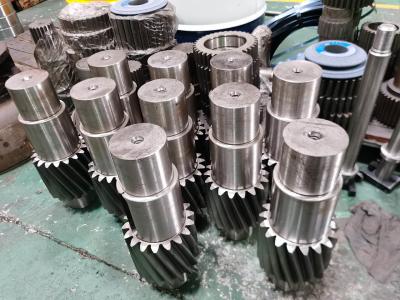 China CNC Machined Transmission Gear Shaft Steel Polished ±0.01mm Tolerance Custom Length for sale