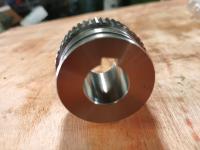 China Steel Rack and Pinion Gear 20 Teeth 5mm Bore 0.1kg Blackening 50mm Length for sale