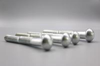 China 19mm Diameter Steel Straight Lock Bolts with Zinc Coating - 64mm Length, 0.1kg Weight for sale