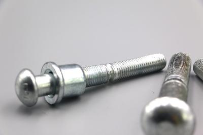 China 3/4 Inch Alloy Steel Lock Bolt with Ring Groove for Vibrating Screen Industrial Automation for sale
