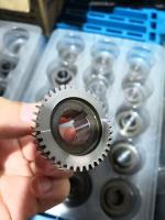 China DIN 6 Accuracy Worm Shaft and Gear with ≤0.05mm Backlash for Helical Worm Gear Motors 1-10 Module Range for sale