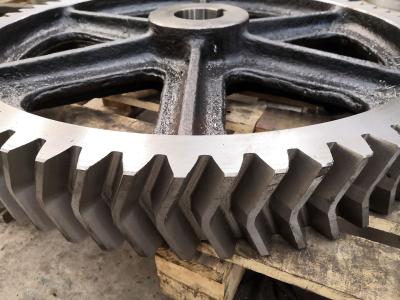 China Customized Herringbone Gear Speed Gear Hobbing Machine 55 Teeth Width ISO 8-9 Grade for sale