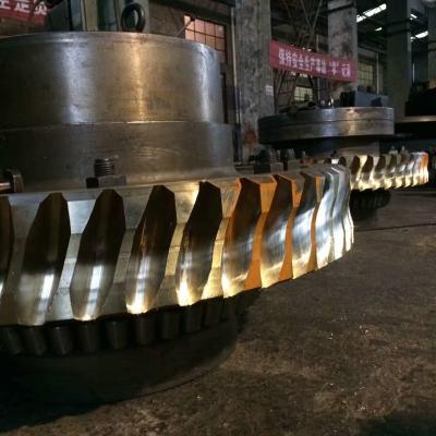 China High Torque Worm Shaft and Worm Gear with 90mm Face Width and ≤0.05mm Backlash for Industrial Applications for sale