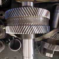 China DIN 18CrNiMo7 Steel Double Helical Gears 4 Module 77T for Industrial Gearbox Applications for sale