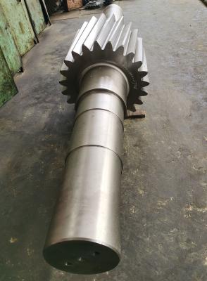 China 17 Module ISO 6 Grade Left Hand Helical Gear Shaft 2000mm Length 22° Helix Angle for Industrial Transmission for sale