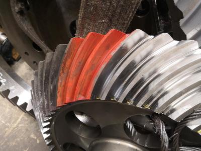 China Gleason Type Spiral Bevel Gears with Advanced Gear Milling and Teeth Grinding Process for Precision for sale