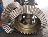 China Mining Equipment Conical Gear - Straight Bevel Gear 14 Module with 26/60 Teeth and ISO 8-9 Grade Accuracy for sale