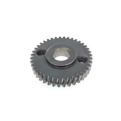China Single Helical Gear 20° Pressure Angle 52 HRC Forged Cylindrical Gear 26 Teeth 85mm Bore for sale