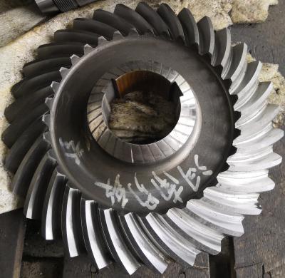 China Gleason Spiral Bevel Gears 58-62HRC Carburized for High Torque Industrial Applications for sale