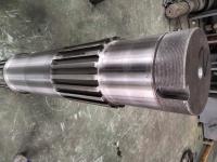 China Custom Rectangular Spline Shafts 1730mm Length with ISO 6-7 Grade Accuracy and 58-62HRC Hardness for sale