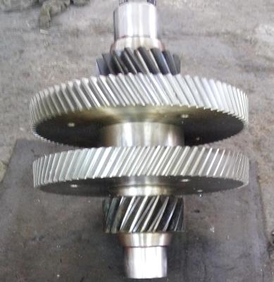 China Transmission Gear Shaft Alloy Steel 58-62HRC Carburizing Heat Treatment ISO 6 Grade for sale