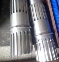 China Custom Spline Gear Shaft 58-62 HRC Surface Hardness Spline Milling ISO 6-7 Grade for sale