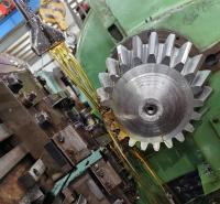China Straight Bevel Gear Module 10 21 Teeth Induction Hardened Carburizing Heat Treatment for sale