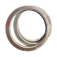 China Spiral Bevel Gears ISO 6 Grade Gleason Profile 58-62HRC for Power Transmission for sale