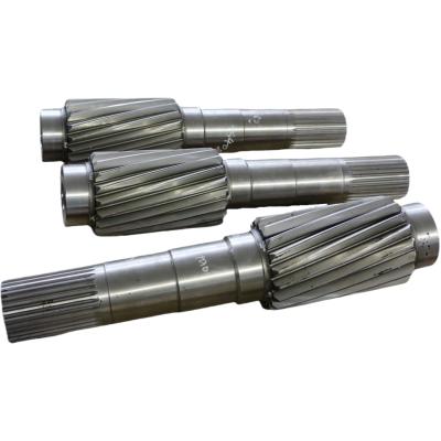 China Gear Grinding Transmission Gear Shaft ISO 6 Grade 58-62HRC Carburizing Heat Treatment for sale
