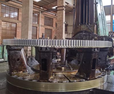 China Custom Spur Girth Gear for Industrial Machinery - ISO 8-9 Grade, 230-260 HB Hardness, 1-12 Meter Diameter Range for sale