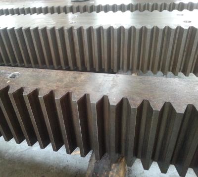 China Custom Made Rack Gears for Heavy Machinery Module 1-10 ISO 8-9 Grade for sale