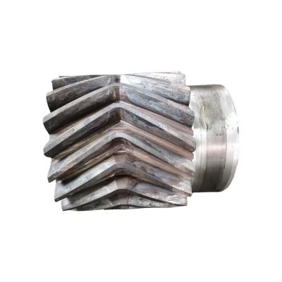 China Custom Herringbone Gear Module 12 High Strength Alloy Steel Cylindrical Gear for Heavy Duty Transmission for sale