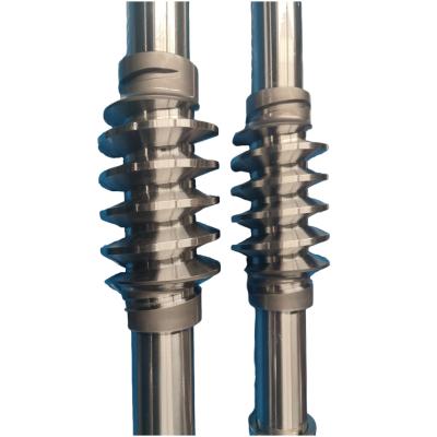 China Custom Worm Shaft and Worm Gear Helical Teeth Smooth Low Noise Transmission ISO 6 Grade 58-62HRC for sale