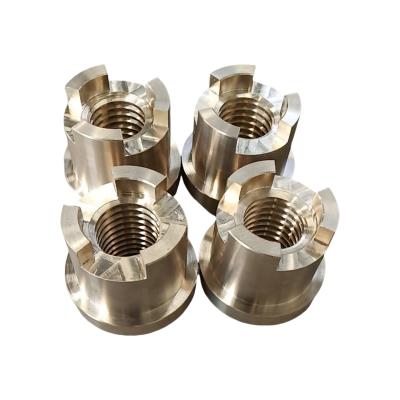 China ZCuSn10Zn2 Self-Lubricating Brass Nuts with Custom Sizes and 100% Quality Inspection for Marine and Mining Applications for sale