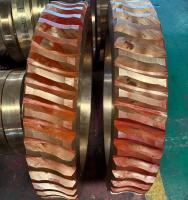China Custom Worm Shaft and Worm Gear Set High Transmission Ratio 10-80 Smooth Movement ISO 6 Grade for sale