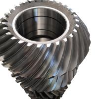 China Custom Spiral Bevel Gears Grinding Transmission Gears Forged Steel ISO 6 Grade 58-62HRC for sale