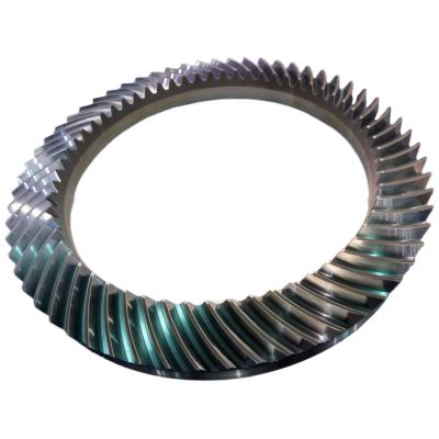 China Custom Spiral Bevel Gears ISO 6 Grade 58-62HRC Carburized for High Precision Machine Tools for sale