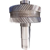China Double Helical Gear 26 Teeth 20° Pressure Angle Axial Force Balance High Load Capacity for Heavy Duty Applications for sale