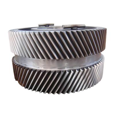 China Custom Steel Double Helical Gear 26 Teeth 20° Pressure Angle for Industrial Power Transmission for sale