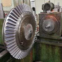 China 9 Module 90° Straight Bevel Gear with 57 Teeth and 20° Pressure Angle for Industrial Power Transmission for sale