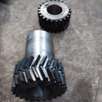 China SAE 4340 Forged Steel Pinion Herringbone Gear - Module 7, 17 Teeth, 55mm Width for Heavy-Duty Transmission for sale