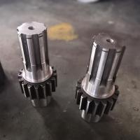 China 2.5 Module Spur Transmission Gear Shaft 16 Teeth 30mm Width with 58-62 HRC Carburizing Heat Treatment for sale