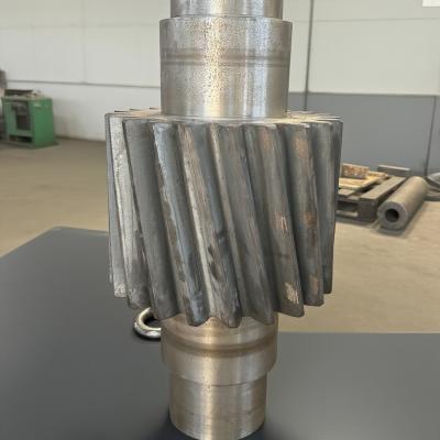 China Custom Helical Gear Shaft for Agricultural Machinery ISO 6 Grade 58-62HRC Carburized for sale