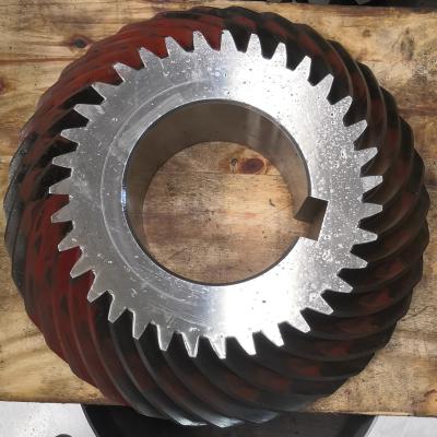 China Custom Spiral Bevel Gears AGMA 10-12 High Load Capacity 58-62HRC for Machine Tool Feed Mechanisms for sale