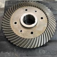 China Spiral Bevel Gear Helical Tooth Design ISO 6-7 Grade 58-62 HRC for High Torque Transmission for sale