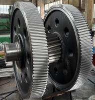 China Industrial ISO 6 Grade Cylindrical Transmission Gear Shaft 58-62HRC Carburized for sale