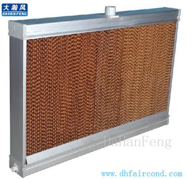 China DHF cooling pad/ evaporative cooling pad/ wet pad with aluminum frame for sale