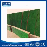 China Evaporative Cooler Pads 5090 7090 Greenhouse Cooling Pads 100mm 150mm Honeycomb Media for sale